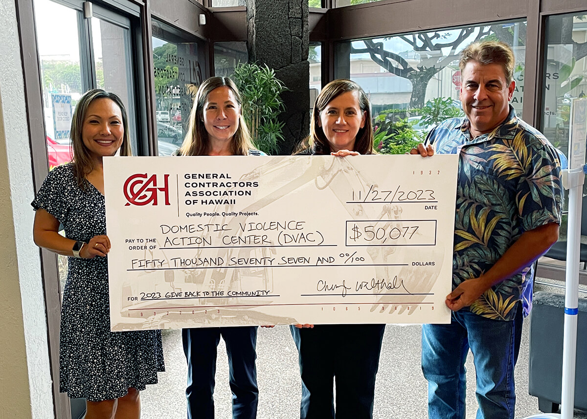 Give Back to the Community - General Contractors Association of Hawaii