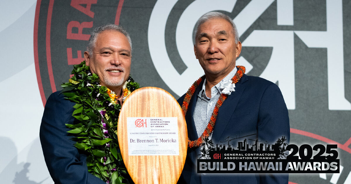 Construction Industry Partnership Award - General Contractors ...